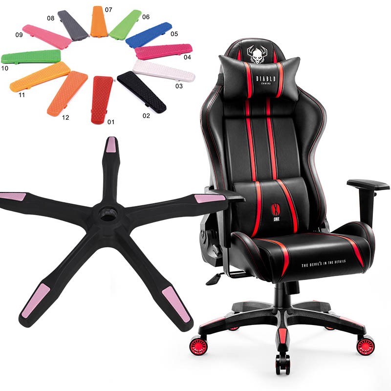 Flat gaming chair base with swivel function for Diablo