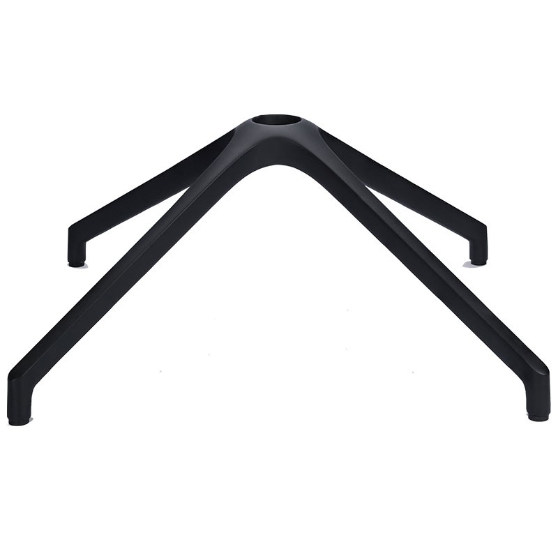 Heavy duty swivel base for chair with 4 leg aluminum design